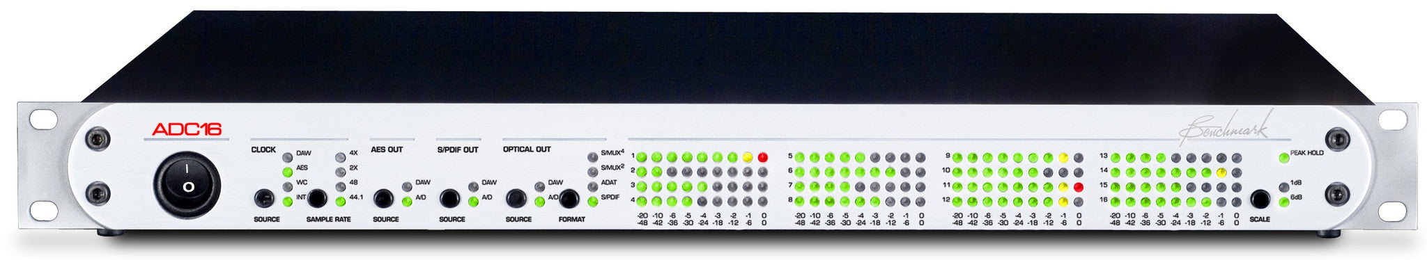 Benchmark ADC16 16-Channel Analog to Digital Audio Converter - Discont ...